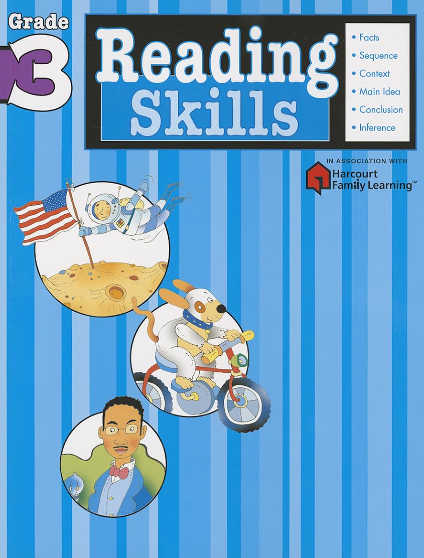 Reading Skills: Grade 3 (Flash Kids Harcourt Family Learning): Flash ...