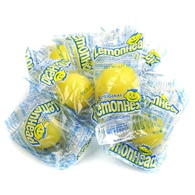 Amazon.com : LemonHeads Sour Candy- Individually Wrapped- Delightfully ...