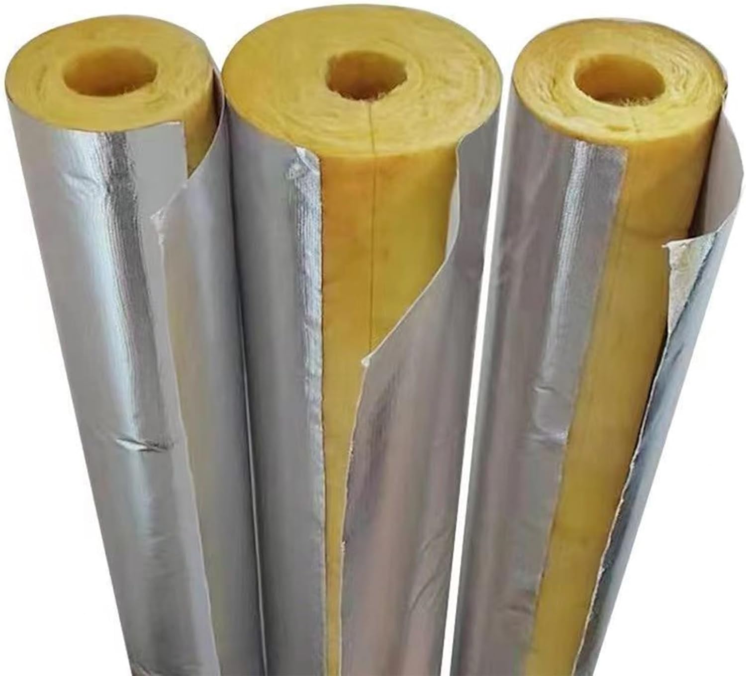 Self Sealing Insulation Pipe, Aluminum Foil Self-Adhesive Insulation ...