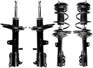 Amazon.com: Front Rear Struts Assembly Shock Absorber with Coil Spring ...