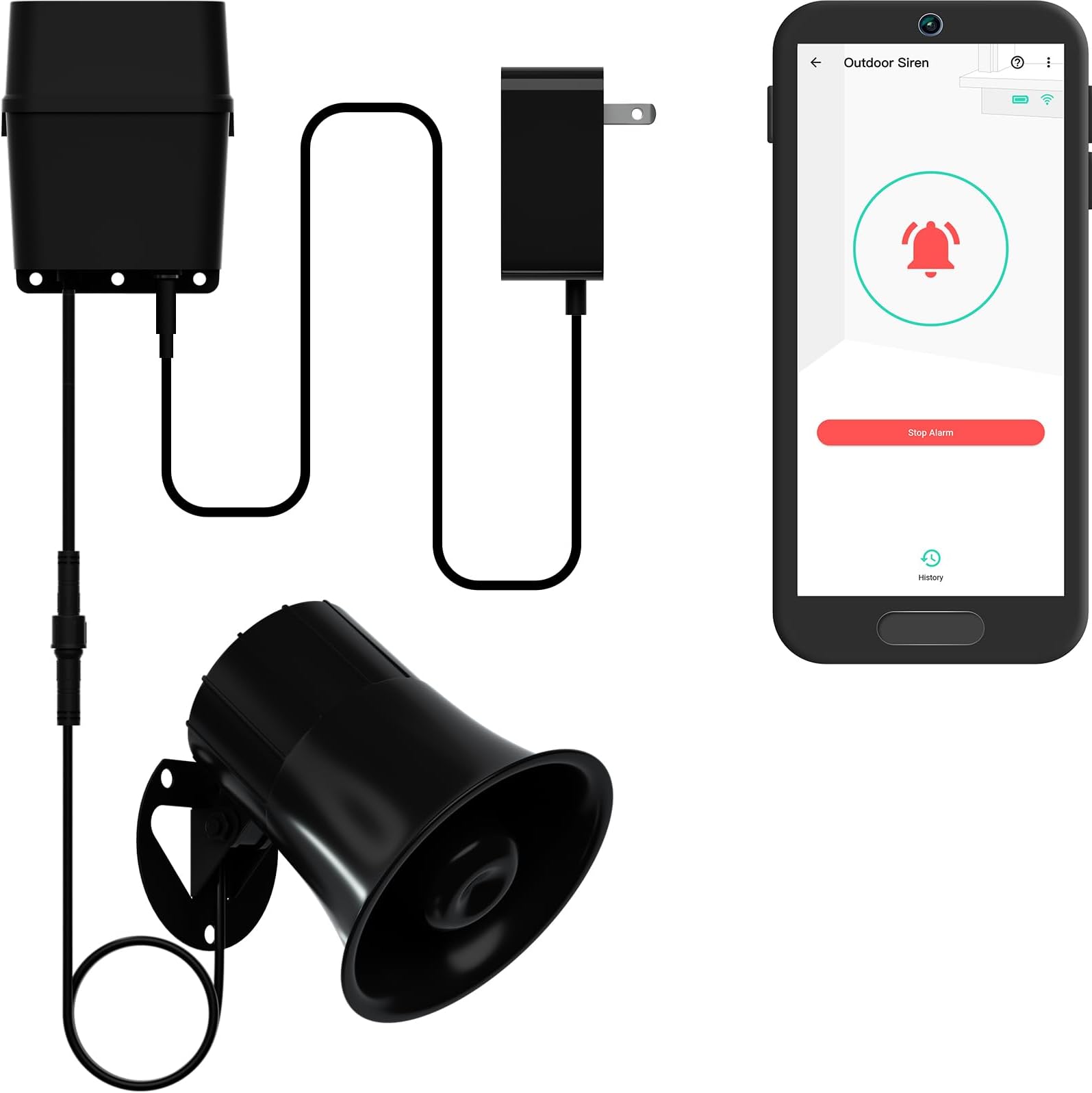 Amazon.com: Zigbee Smart Siren Alarm: Wireless Alarm for Home Security ...