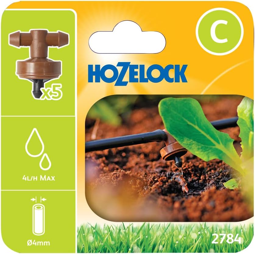 HOZELOCK - Micro Dripper Pressure Compensating ø 4 mm, In-Line : Self ...