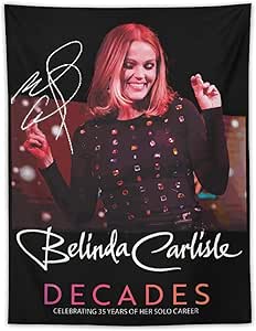 Amazon.com: LUUQIGSD Belinda Music Carlisle Tapestry Banner Funny Rap ...