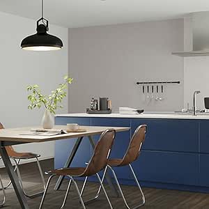 Amazon | 壁紙屋本舗 壁紙 生のり付き クロス スーパー耐久性壁紙 灰色 グレー 塗り壁風 漆喰風 無地 サンゲツ RE55452 幅92.5cm×30m 替刃付き 【受注生産品 ...