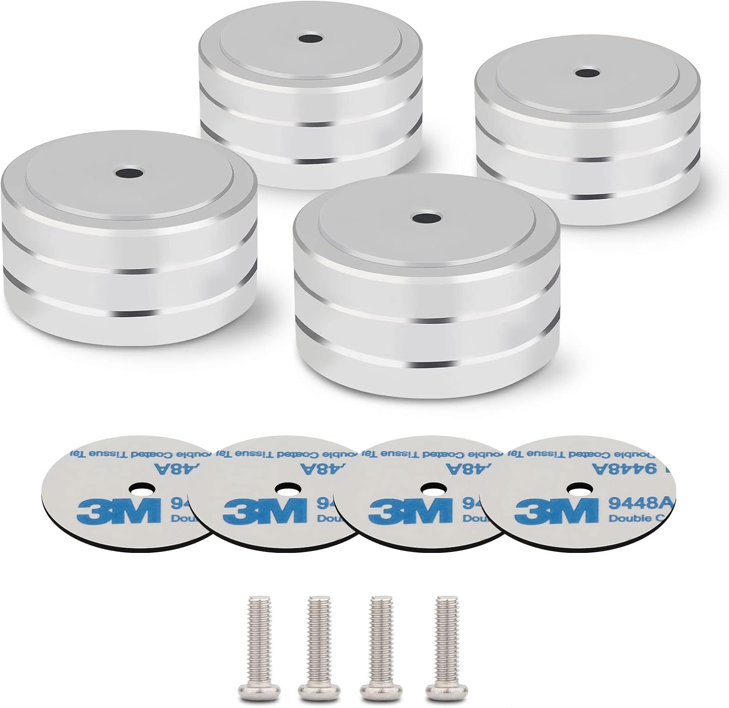 Amazon.com: Monosaudio Isolation Feet HiFi Feet 4Pcs 40x20mm Aluminum ...