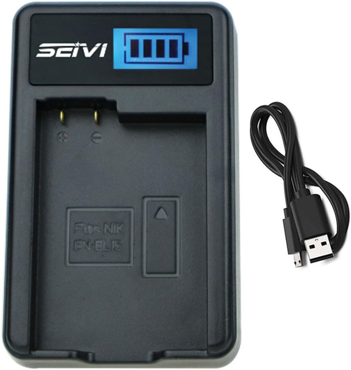 Amazon.com: LCD USB Battery Charger for Nikon D500, D600, D610, D750 ...