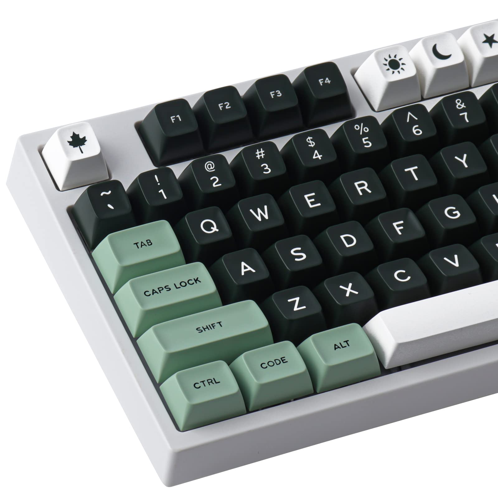 Sunzit Double Shot Keycaps,172 Keys SA Profile ABS Salon Keycaps Set ...