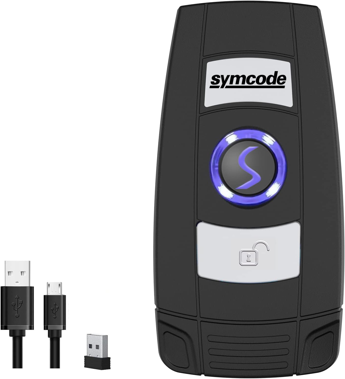Amazon.com : Mini 1D Bluetooth Barcode Scanner Wireless Bar Code ...