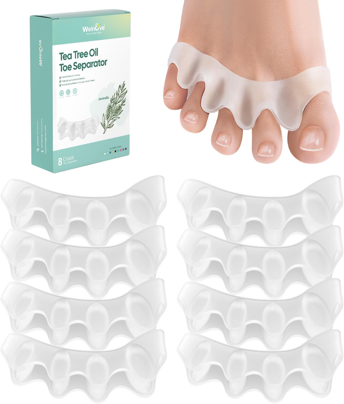 Amazon.com: Mind Bodhi Ultimate Toe Separator Bundle, includes a Pair ...