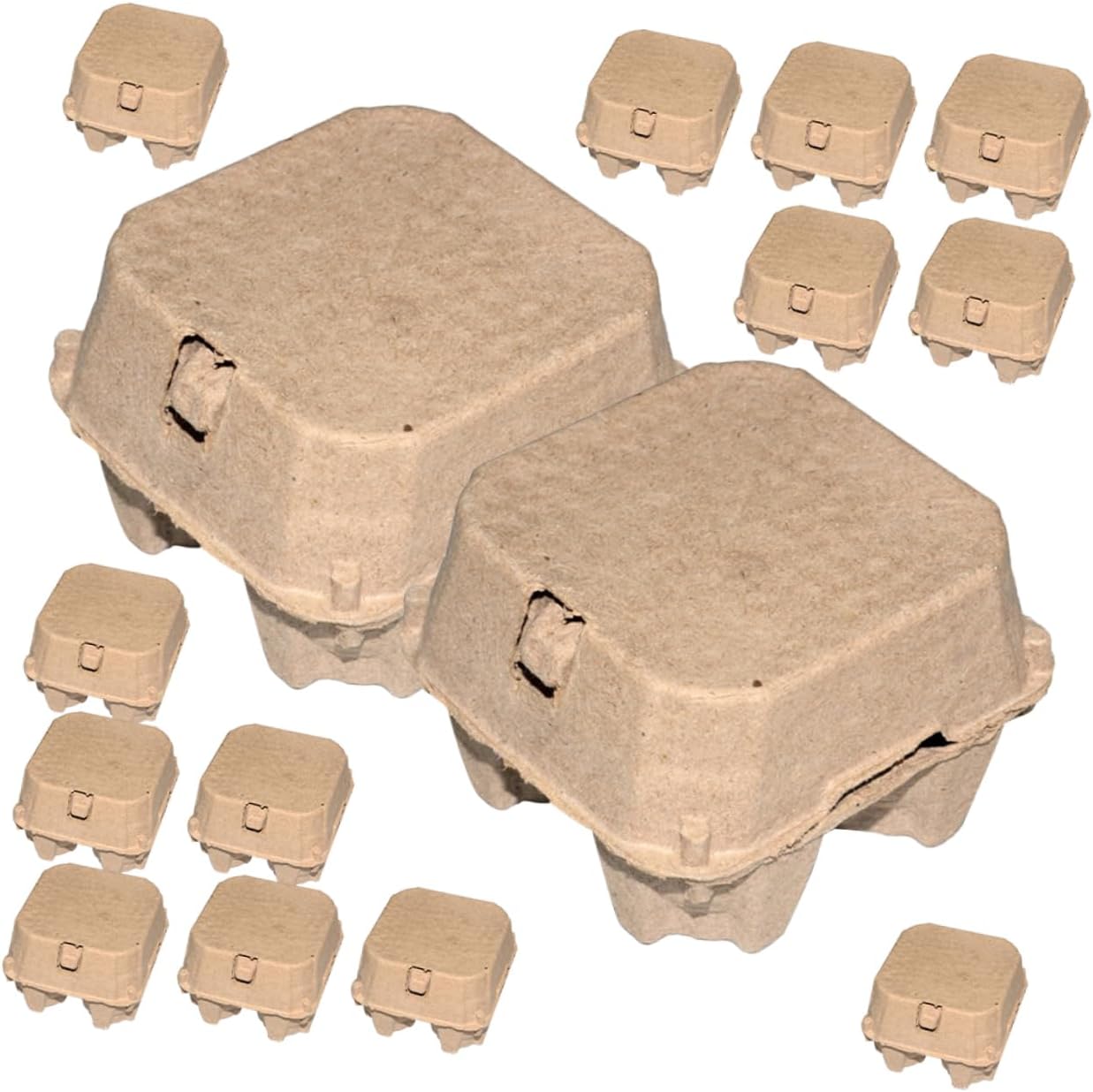 KONTONTY Paper Egg Cartons Paper s 25pcs eggs egg rack pulp egg cover s ...