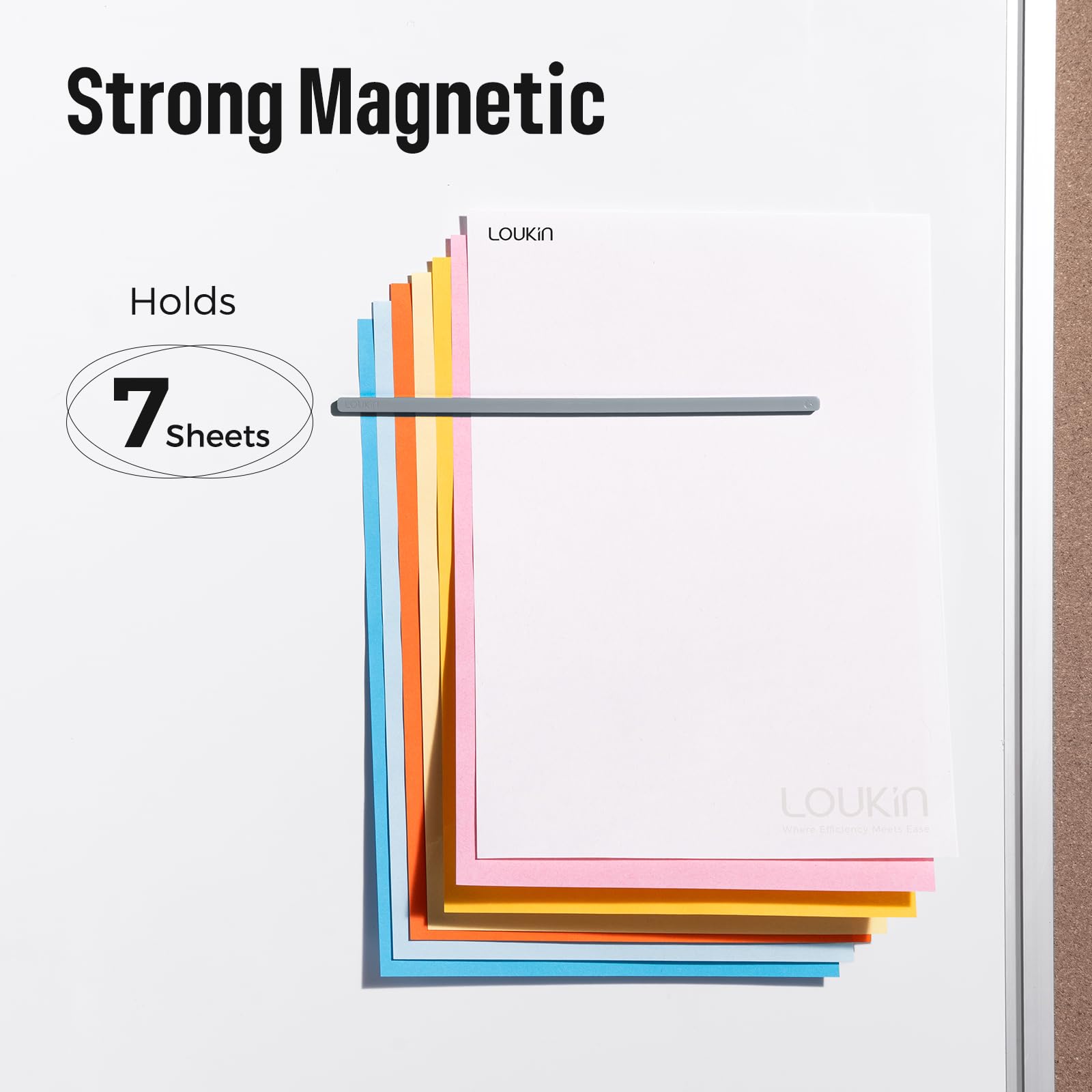 Snapklik.com : Loukin 4 Pcs Rectangular Magnets, Colorful Fridge ...