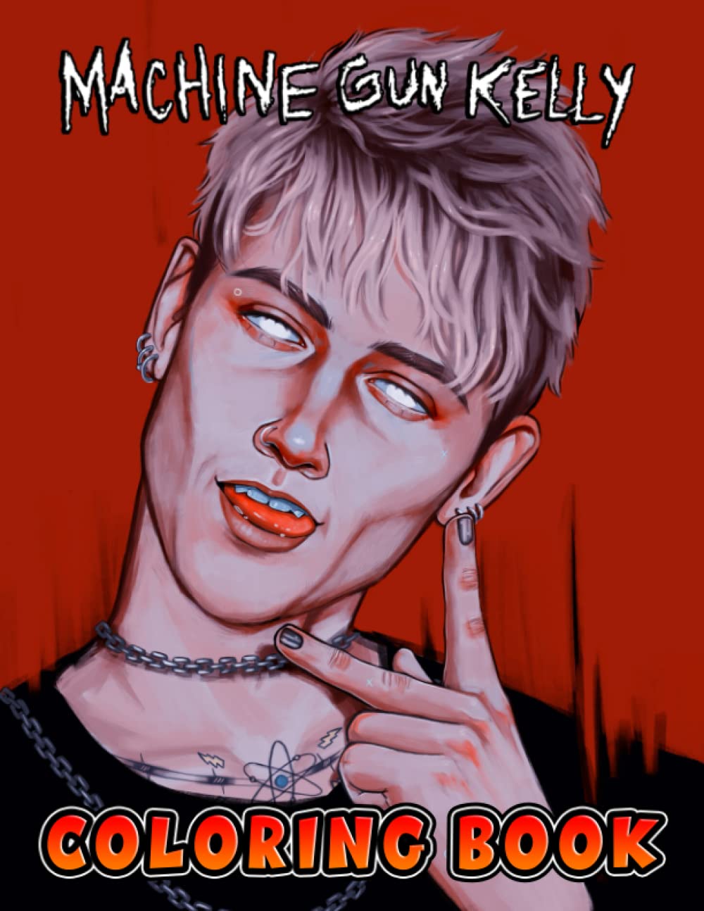 Machine Gun Kelly Coloring Book A Cool Coloring Book Many | Desertcart ...
