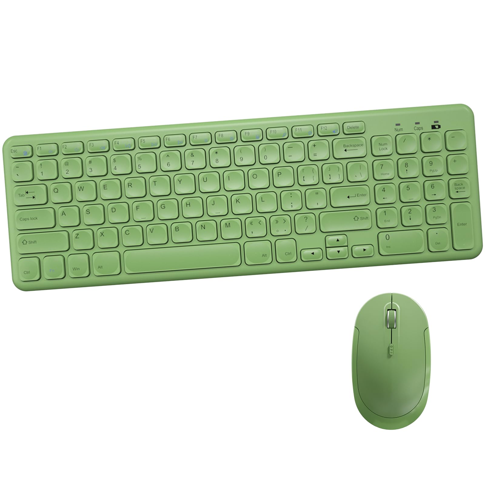 Amazon.com: Wireless Keyboard and Mouse Combo, Sweet Mixed Color Cute ...