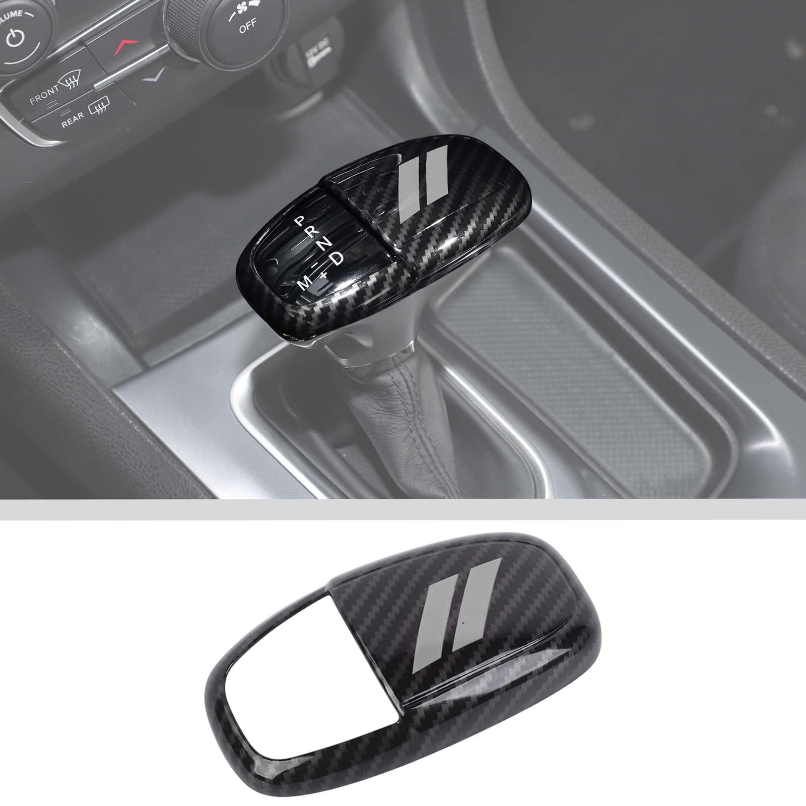 Amazon.com: JWWY Gear Shift Shifter Knobs Cover Trim for 2015-2024 ...