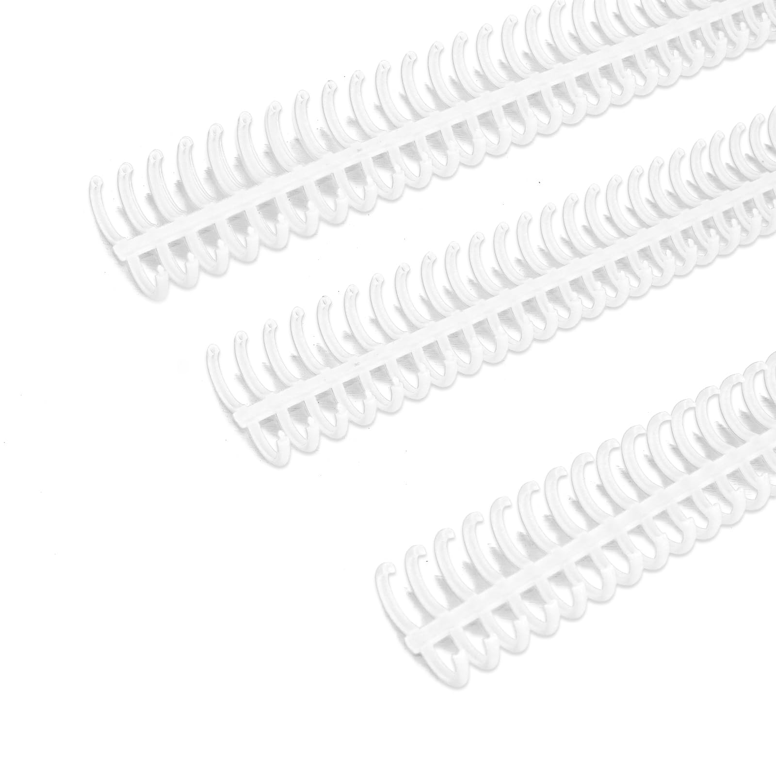 Amazon.com : Rayson PROC1230WT Click Binding Spines, 3:1 Pitch, 1/2" Diameter, 90 Sheets Binding ...