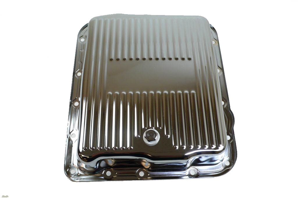 Chevy/GM 700R4-4L60E-4L65E Steel Transmission Pan - Chrome, Oil Pans ...