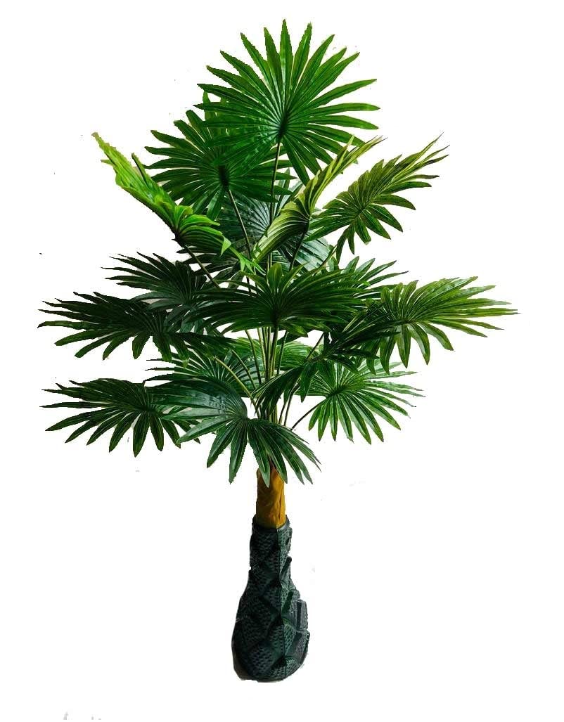 Buy SOFIX Plastic Artificial Palm Tree Plant Real Touch Plant For Home ...
