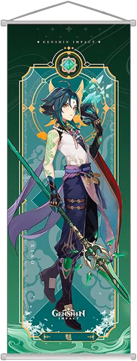 Amazon.com: Genshin Impact Poster HD Printing (27 inch x 10 inch), Door ...