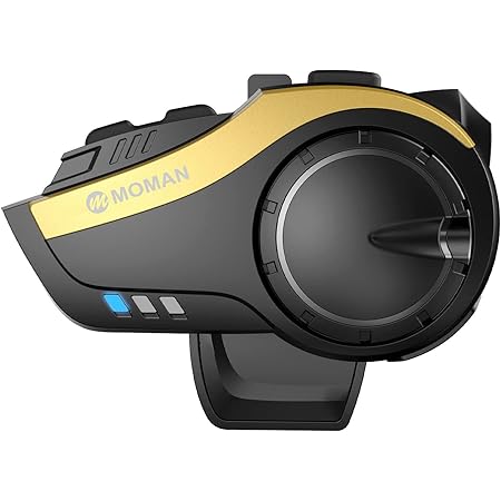 Moman Motorrad Intercom, H3 Motorradhelm Bluetooth Gegensprechanlage ...