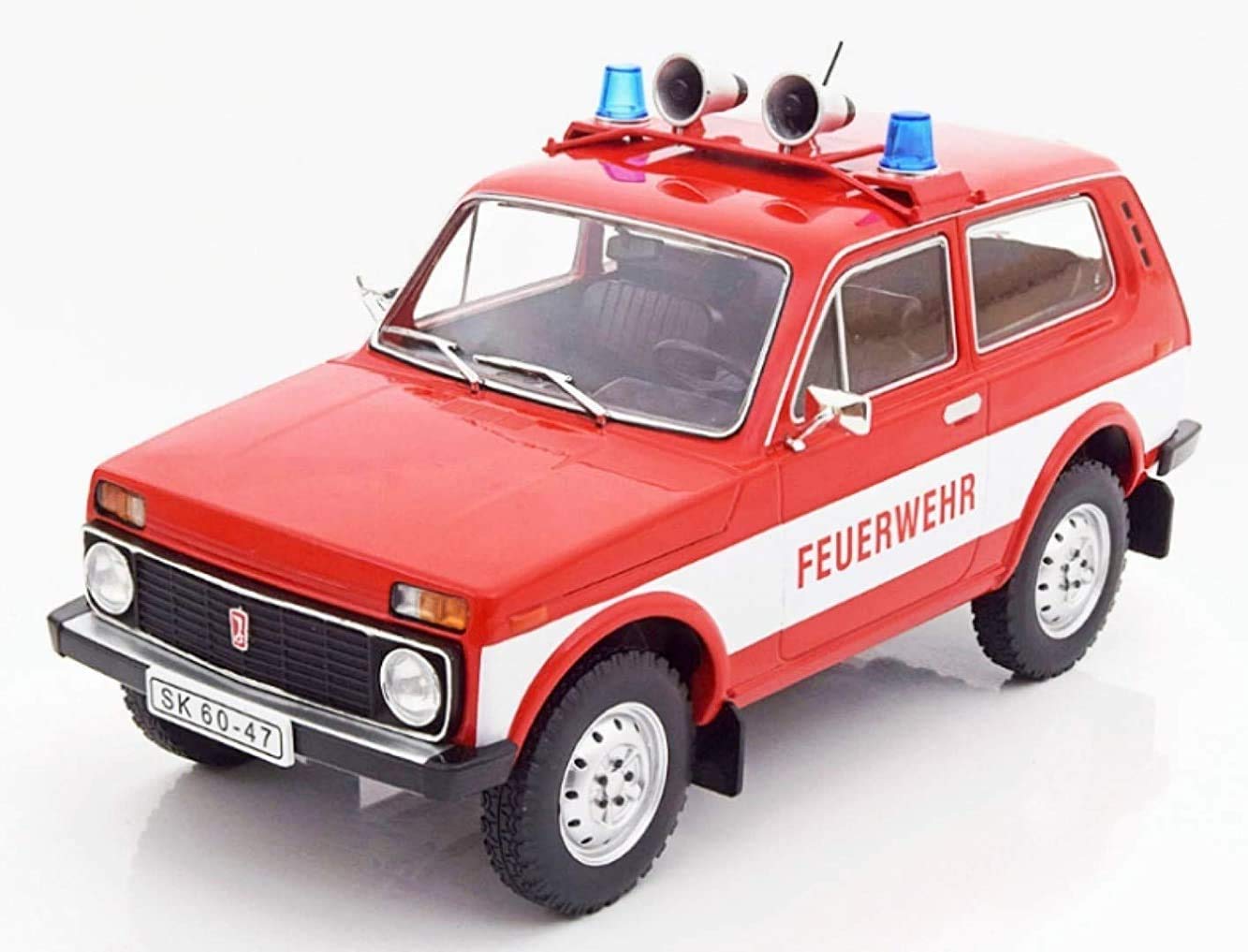 Lada Niva 1600 4x4 Feuerwehr Red 1985 Year Compact Suv | Desertcart KUWAIT