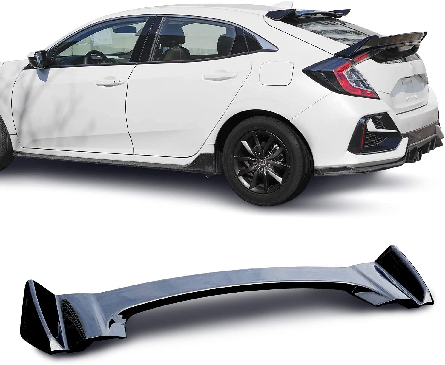 Buy ABS Rear Tailgate Spoiler, for Honda Civic 10th Gen Type R FK7 FK8 ...