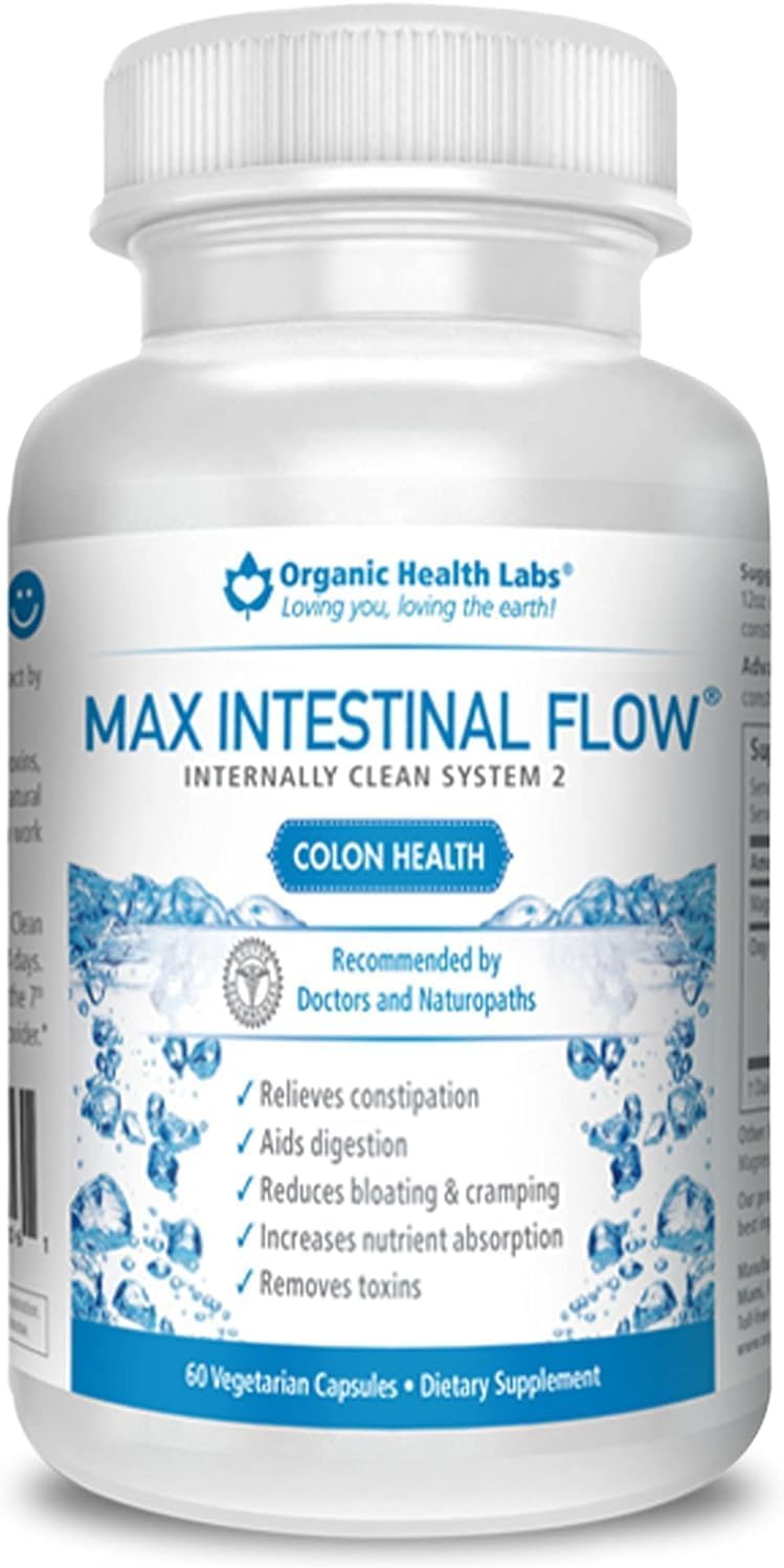 Max Intestinal Flow, Natural Colon Cleanse to Support Bowel Regulation ...