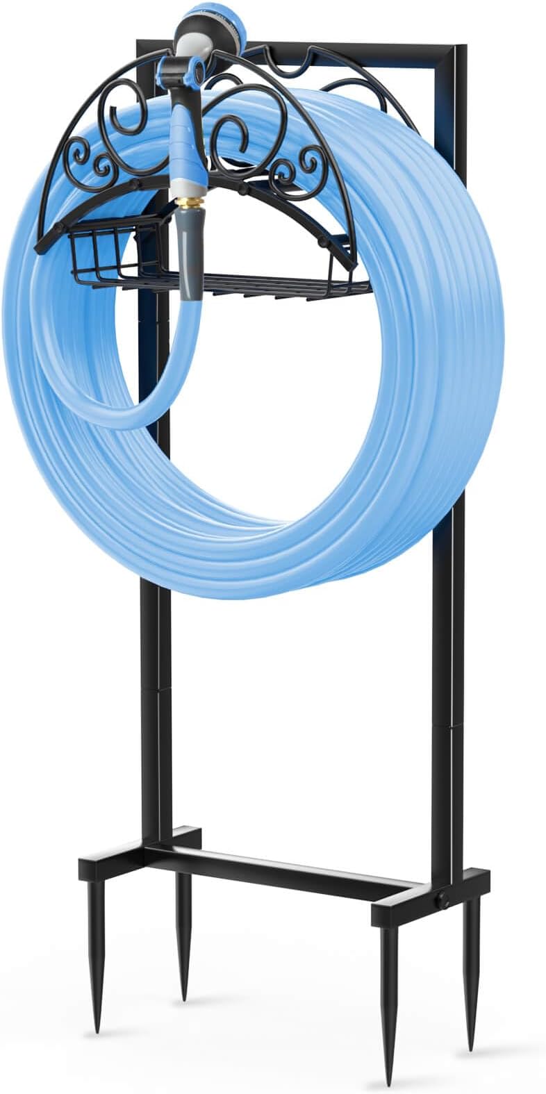Amazon.com : Garden Hose Holder Storage for Outside - Freestanding ...