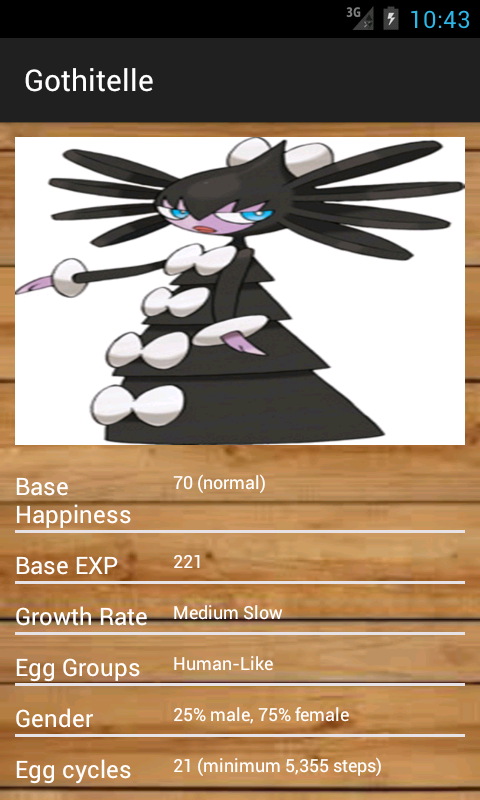 Gothitelle Human