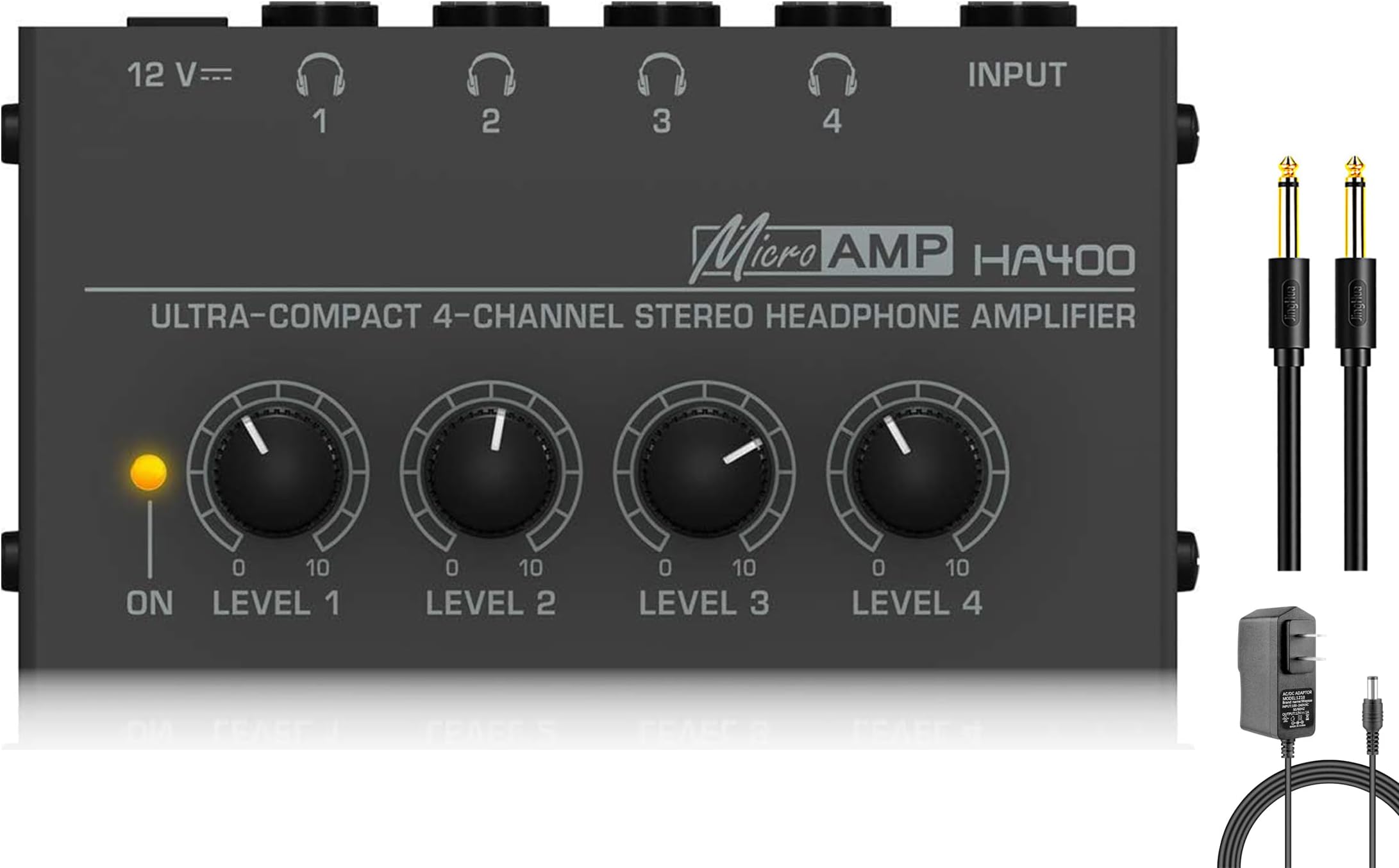 Amazon.com: Audio Express AXA40 Mini 4-Channel Headphone Amp with 1/4 ...