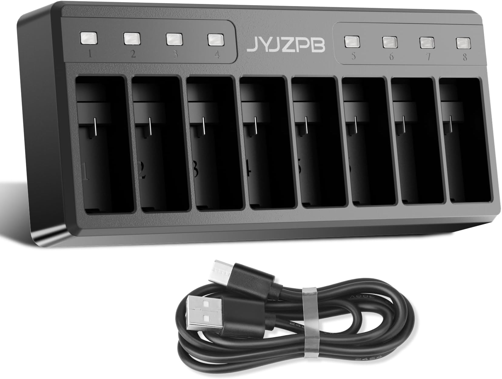 Amazon.com: Dual Battery Charger with Type-C USB Cable for GoPro Hero ...