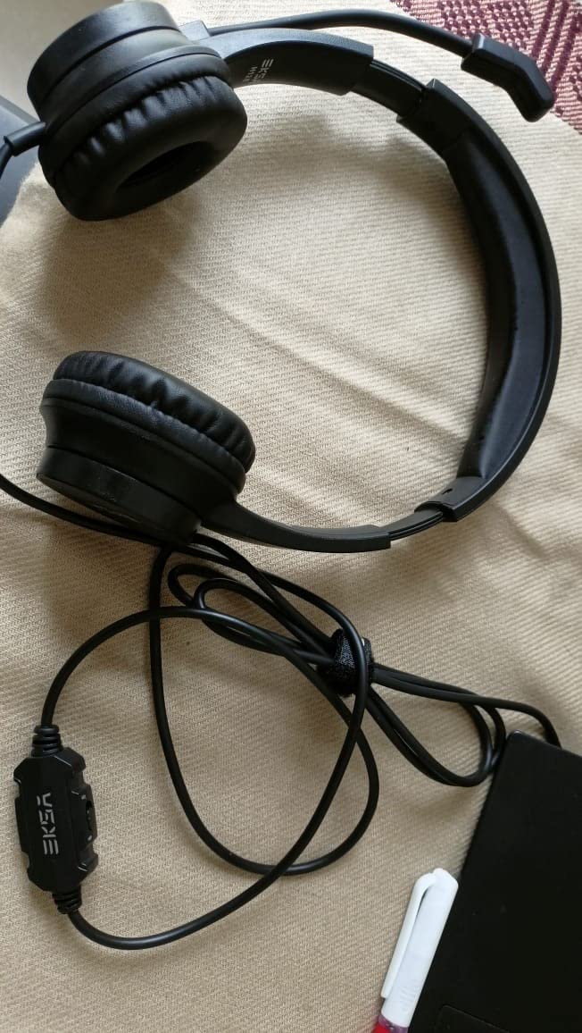 EKSA Headset with Microphone for Laptop, Noise Cancelling Computer ...