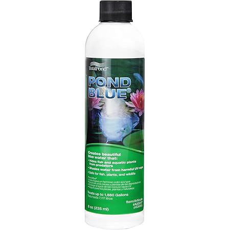 Amazon.com : TotalPond Pond Blue, 8-Ounce : Pond Water Treatments ...