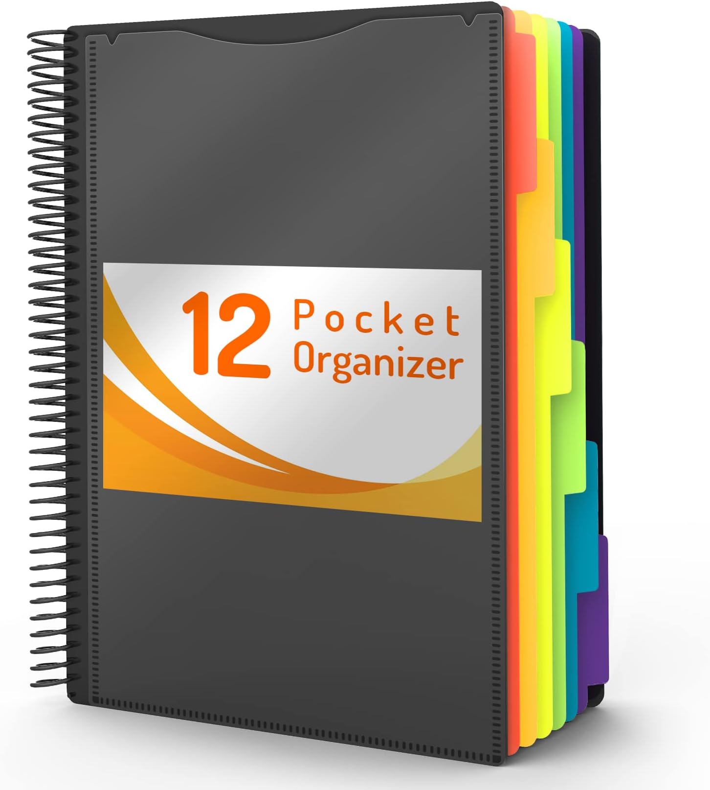 Amazon.com : PERFORMORE 12 Pocket Spiral Subject Organizer with 6 ...