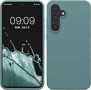 kwmobile Case Compatible with Samsung Galaxy S24 FE Case - TPU Silicone Phone Cover with Soft ...