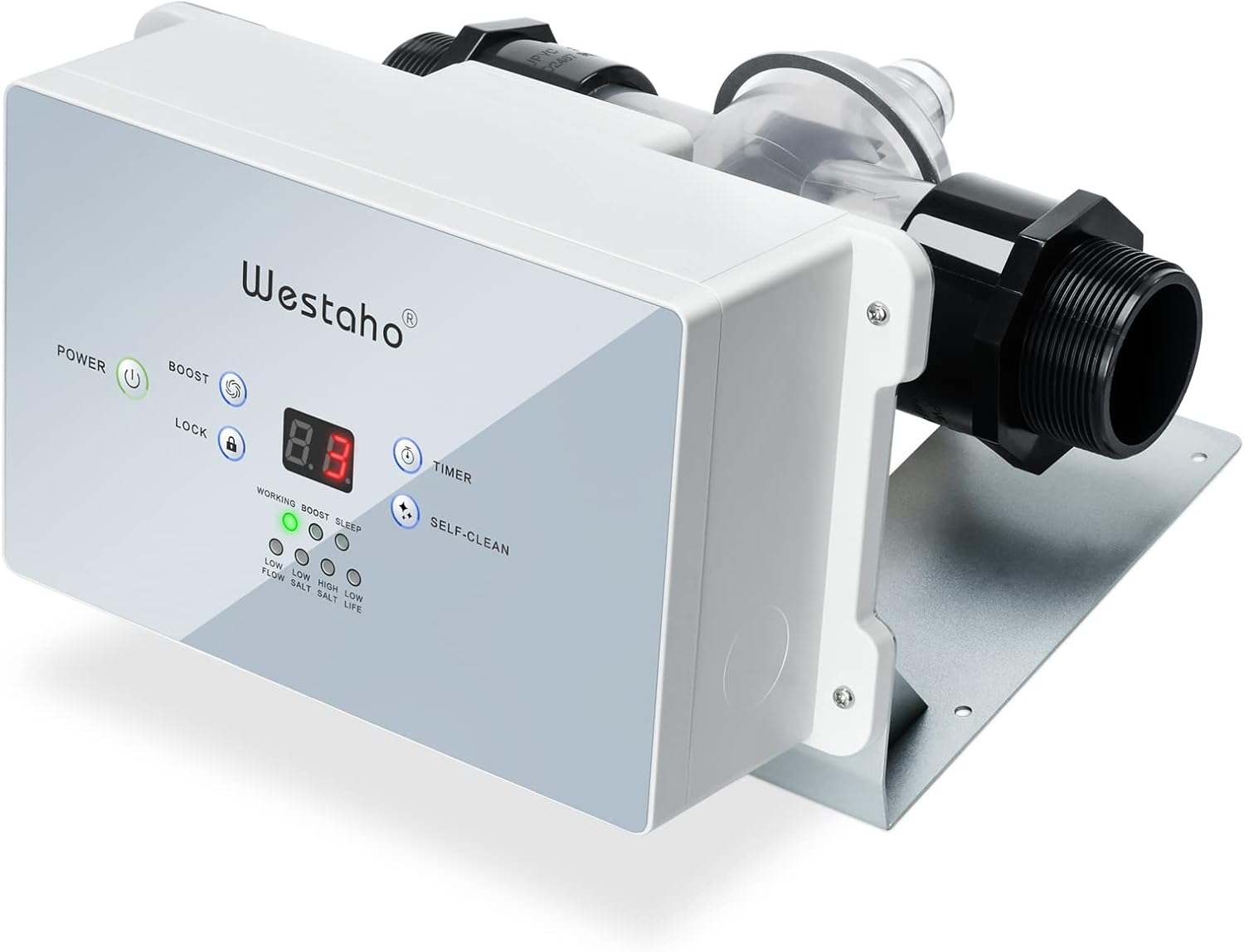 Amazon.com : Saltwater Pool System, Westaho Salt Chlorine Generator for ...