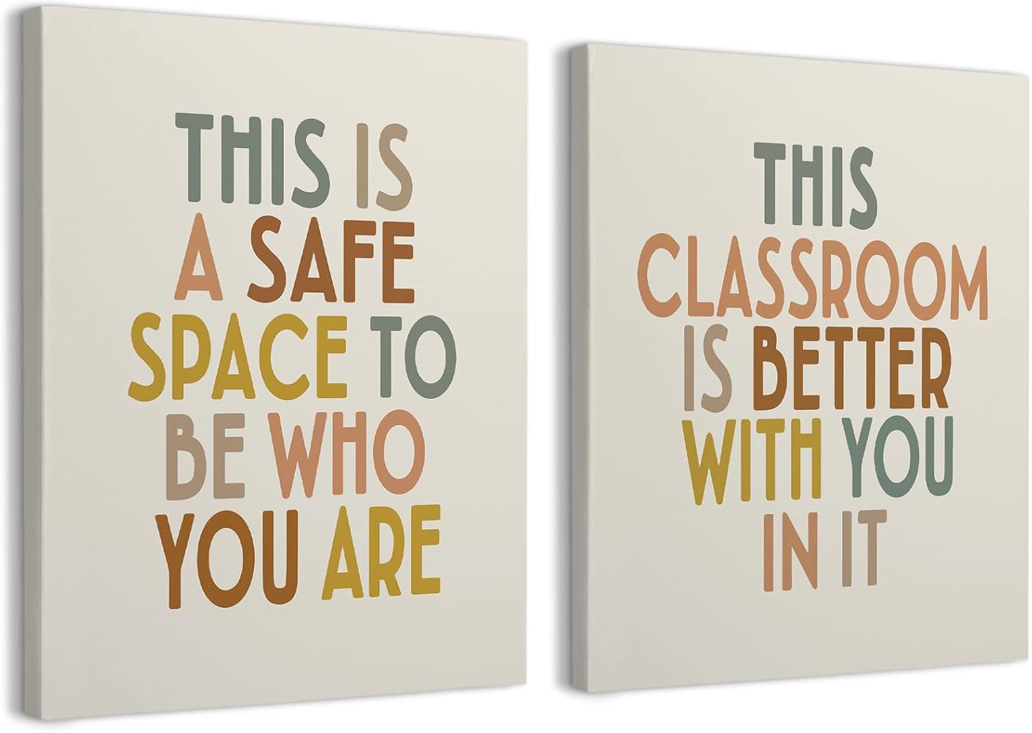 Amazon.com: Mental Health This Is A Safe Space to Be Who You Are Boho ...