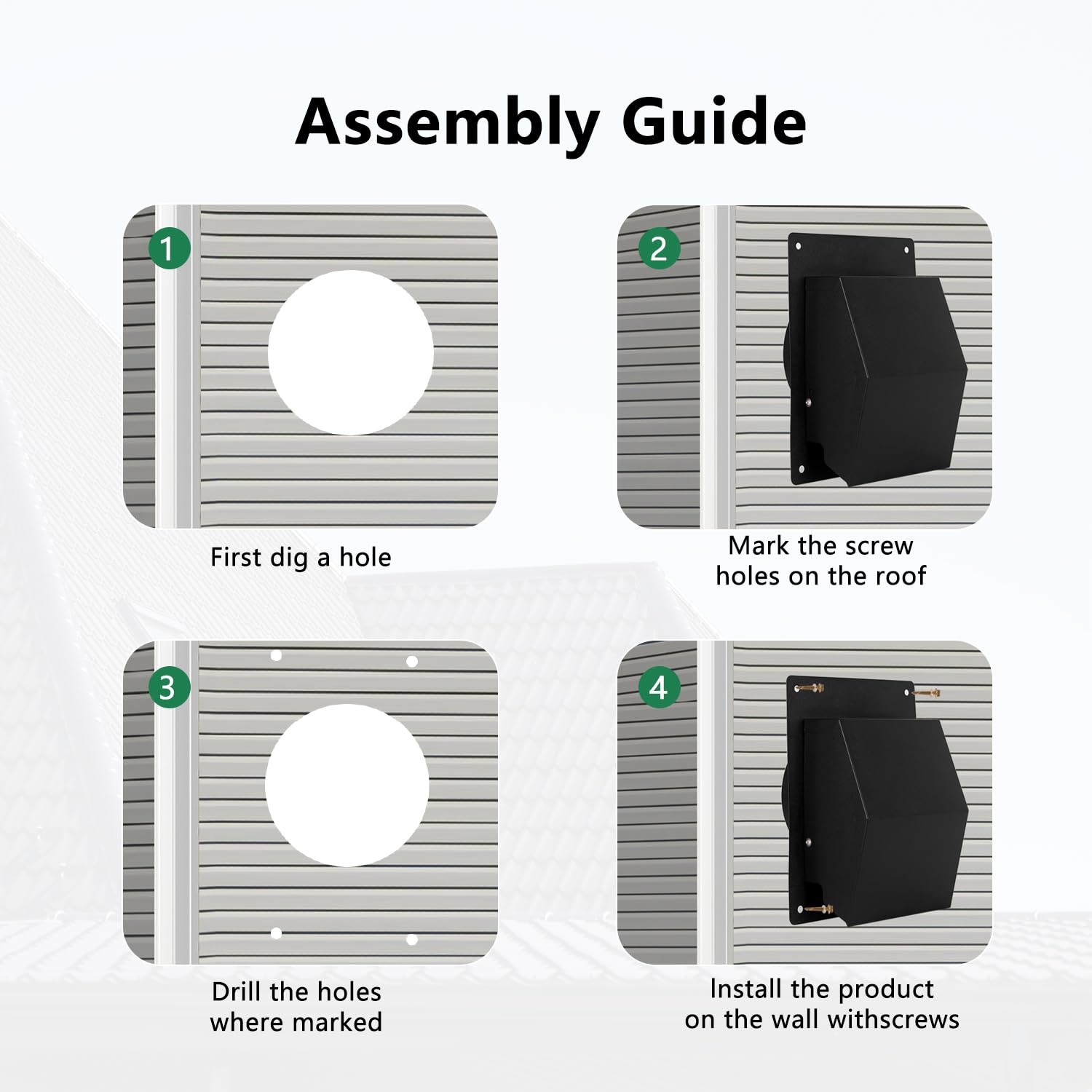 Snapklik.com : LTSEAME 8 Inch Roof Vent Kit, Removable Roof Vent ...