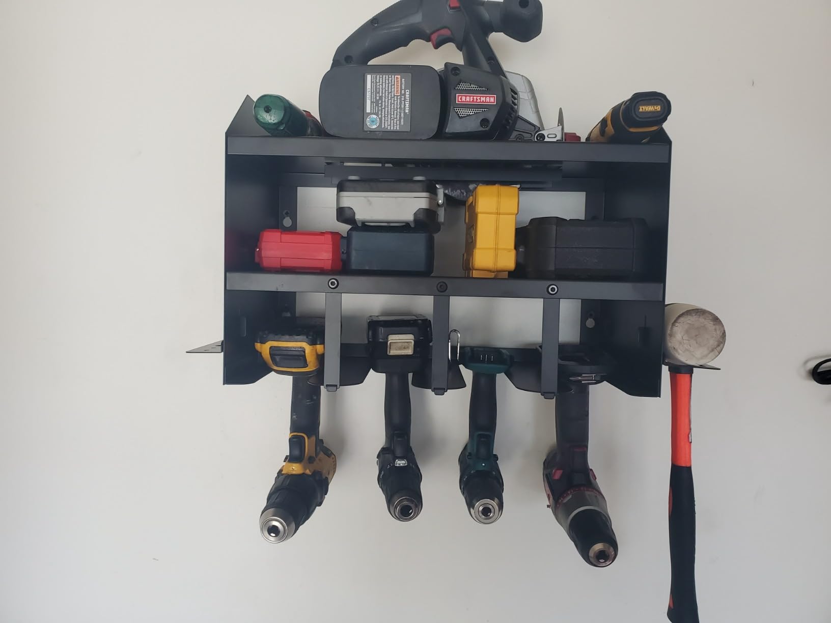 Amazon.com: Tuff Pro Tools Garage Power Tool Organizer Wall Mount ...