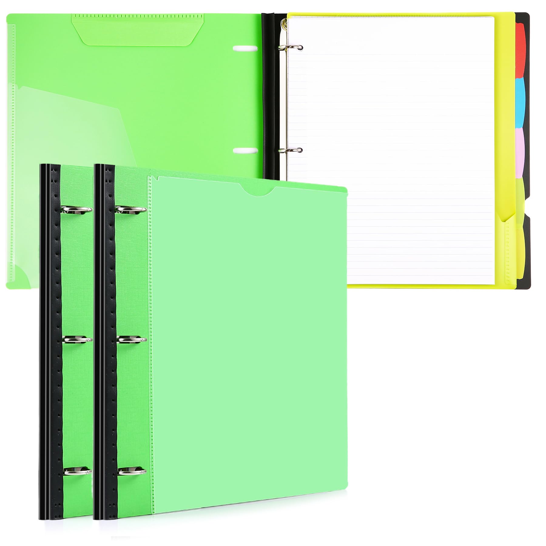 Amazon.com : MAKHISTORY All-in-one Telescoping Binder Notebook 2PCS ...