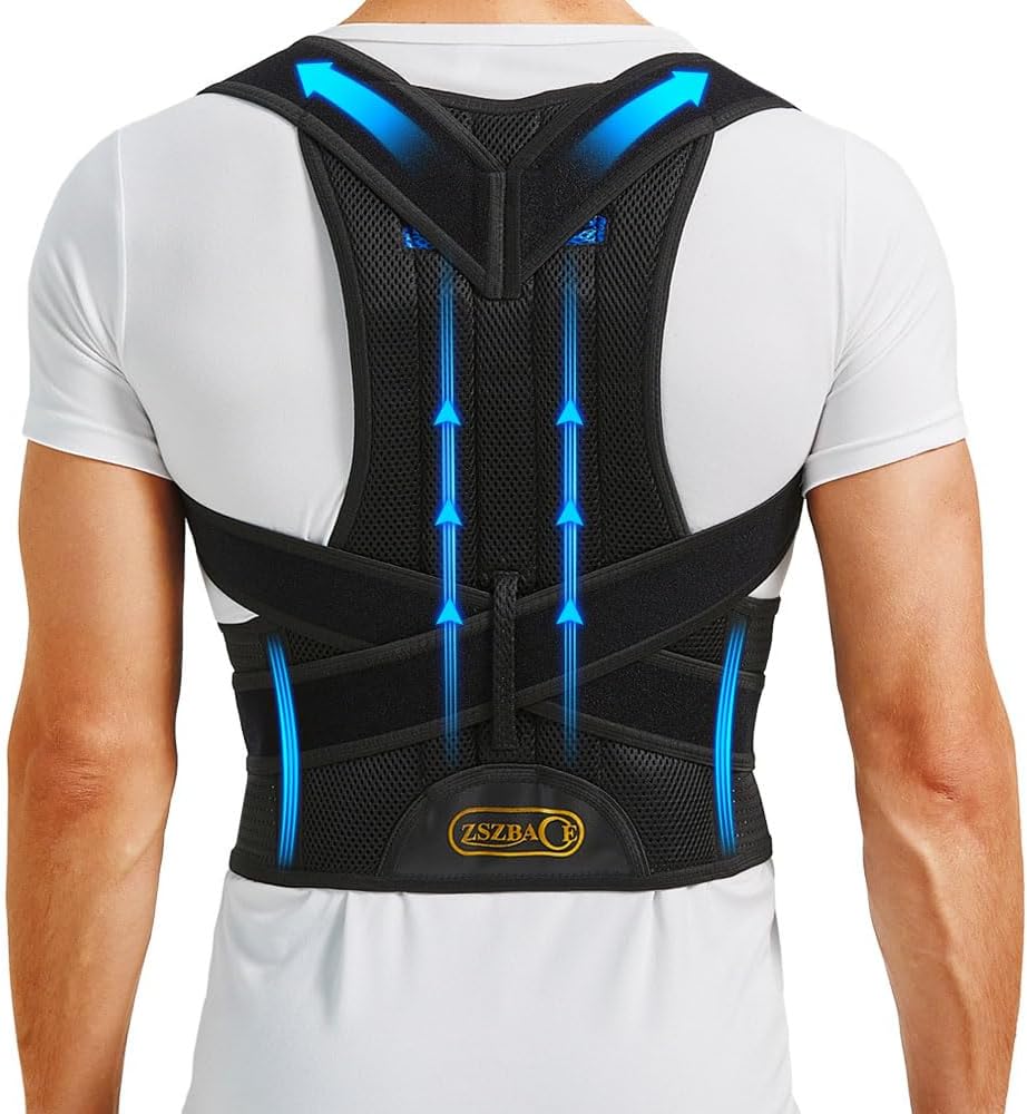 Amazon.com: Back Brace Posture Corrector for Men and Women - Improve ...