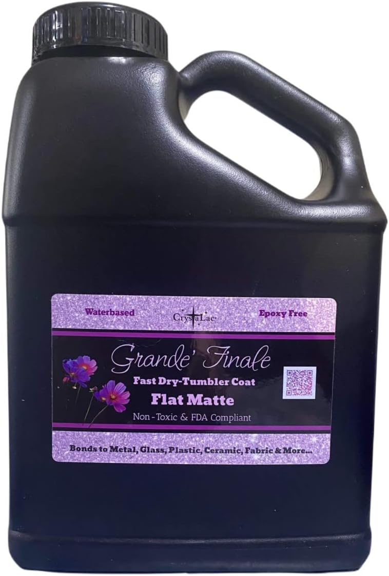 Amazon.com: CrystaLac Grande Finale Tumbler Coat (Matte, Gallon) 2.0 ...
