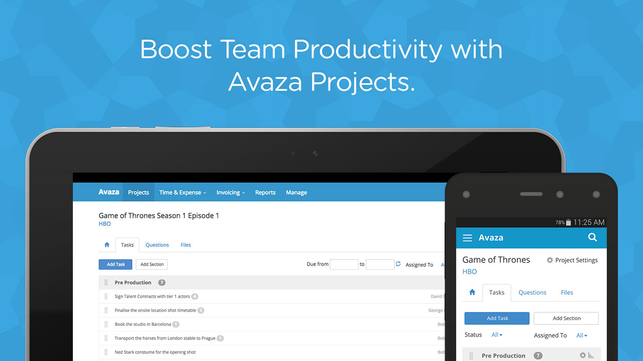 Avaza - Timesheets, Invoicing & Project Management:Amazon.de:Appstore for Android