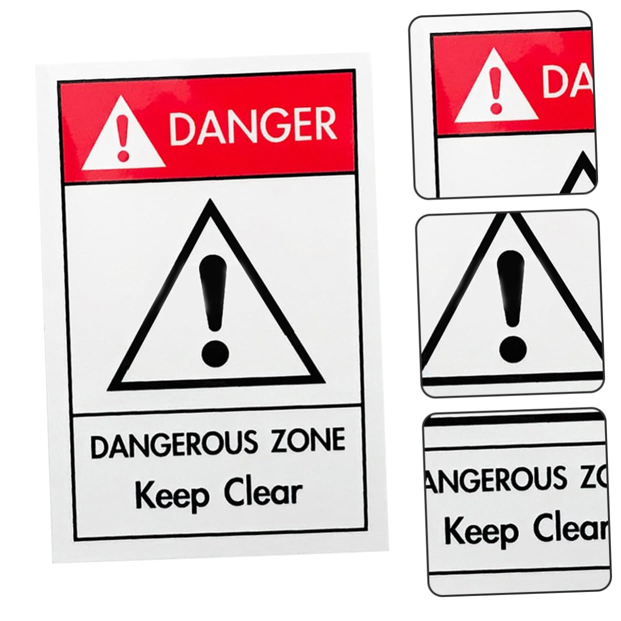 Caution Danger Zone Signs