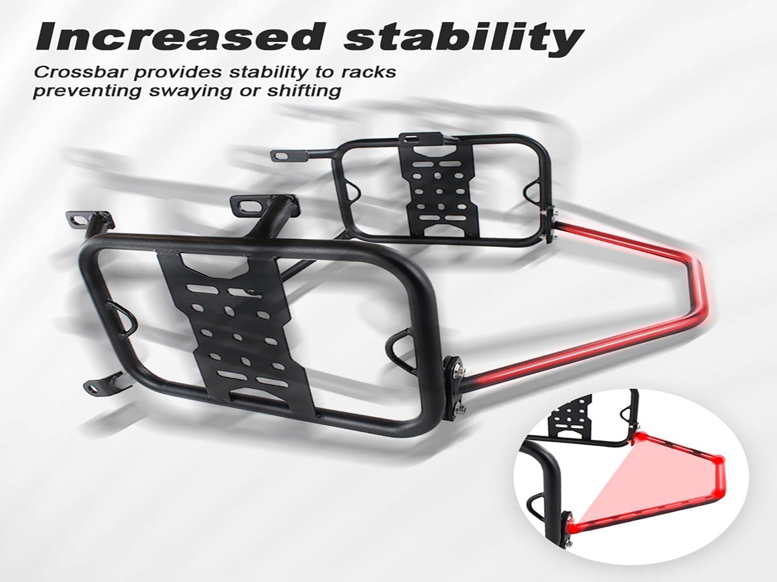 Snapklik.com : Xitomer Saddlebag Support Racks Fit For Gen 3 KLR650 ...