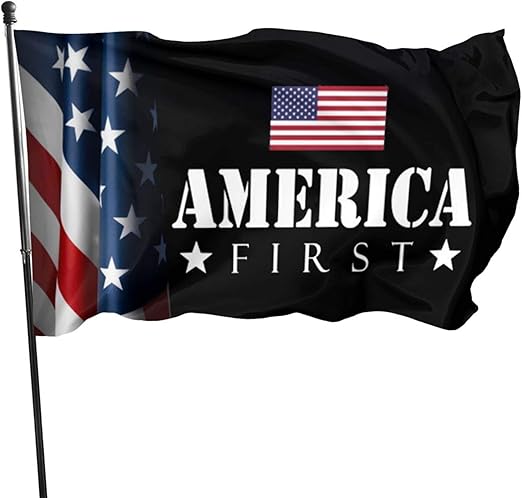 Amazon.com : Cokiter America First Flags 3x5 Outdoor Indoor Banner Flag ...