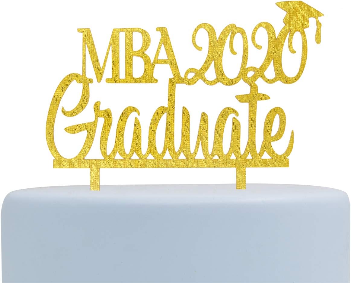 MBA Class of 2019 Cake Topper, MBA Grad Cake Topper, College Graduation ...