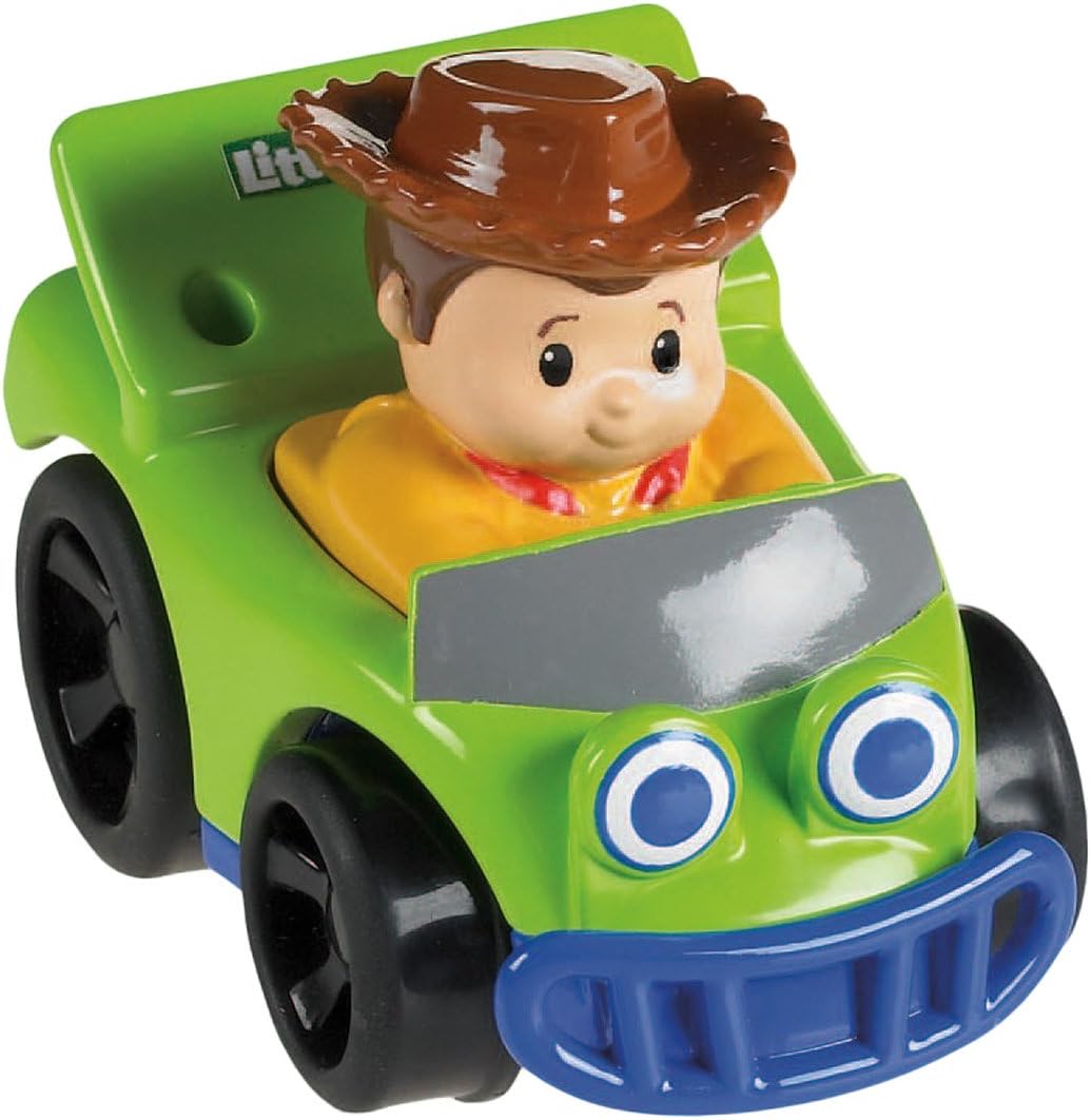 Amazon.com: Fisher-Price X3892 Little People Disney Wheelies Woody Baby ...