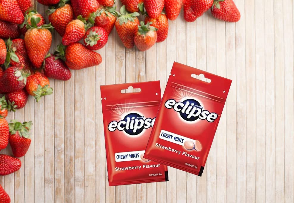Strawberry eclipse chewy mints – Paquete de 6 caramelos refrescantes ...