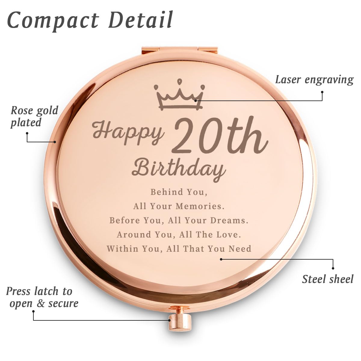 21st Birthday 20th Birthday Gift Box For Her - 9-Piece Luxury Set With ...