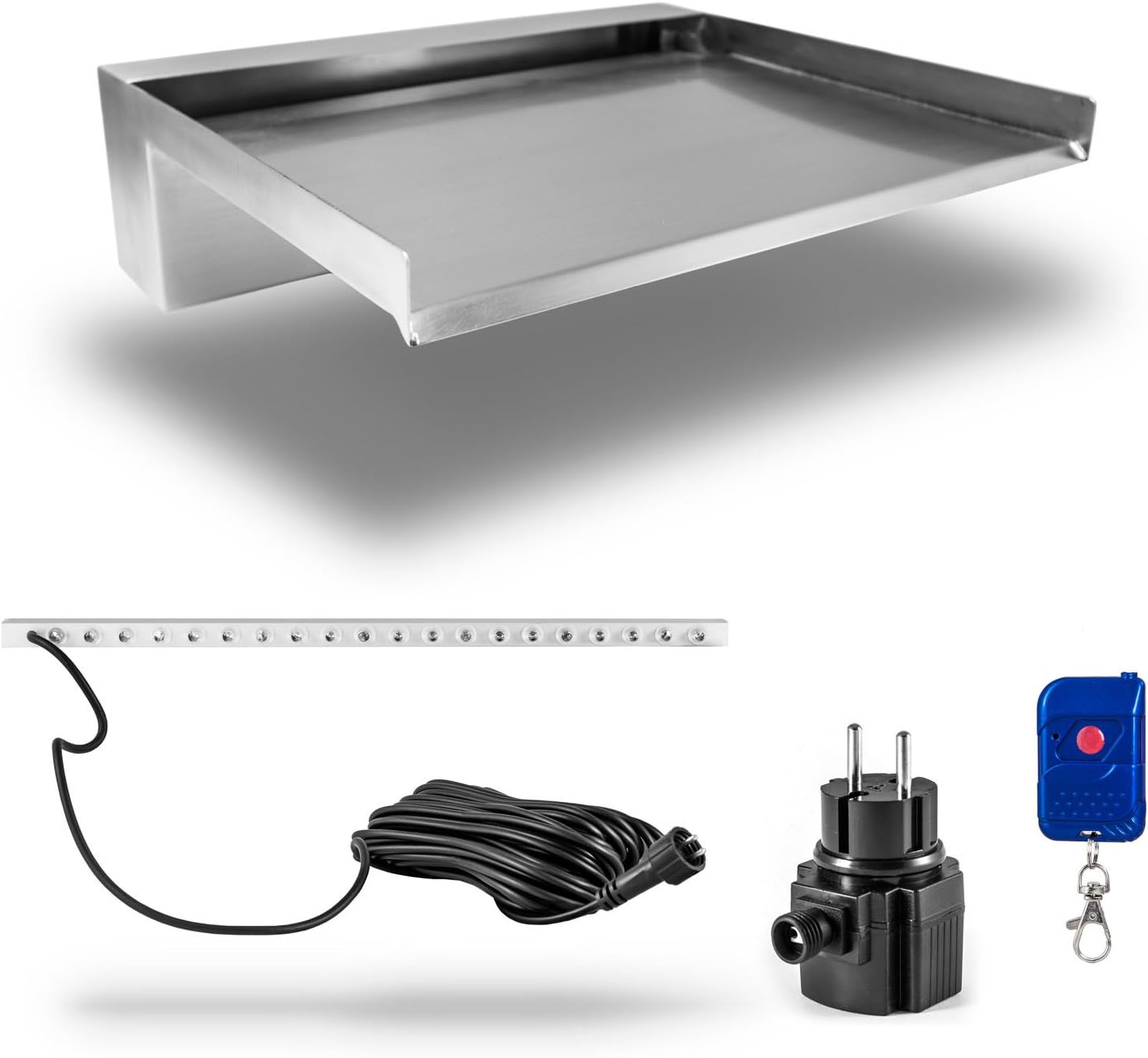 Regenwasserfilter Laubabscheider mit Füllfunktion grau für ...